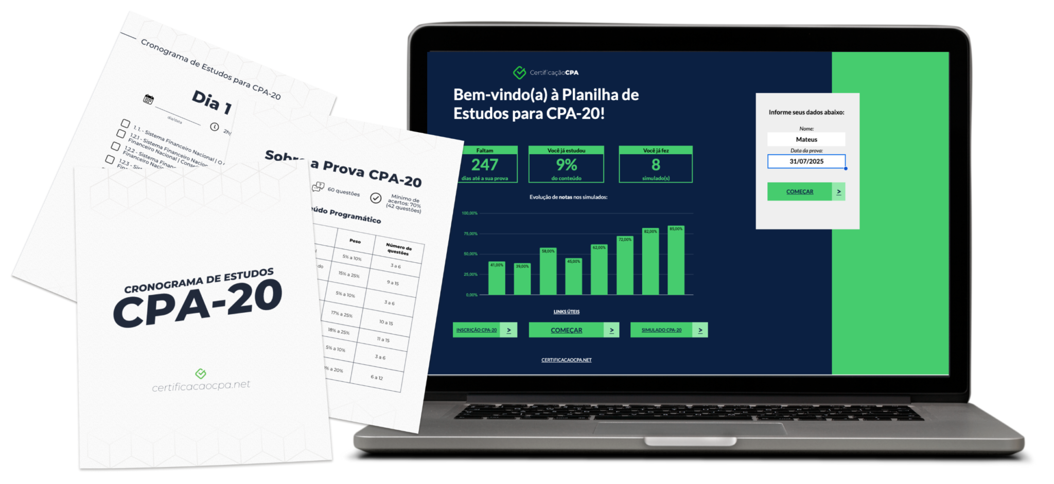 Plano de Estudos CPA-20 | Cronograma de 20 DIAS!